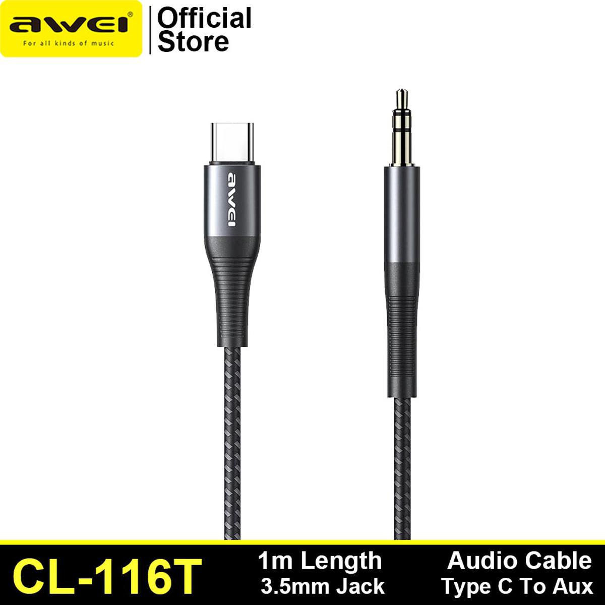 Awei CL-116T Type C To AUX – Fonex (Fiji) Pte Limited