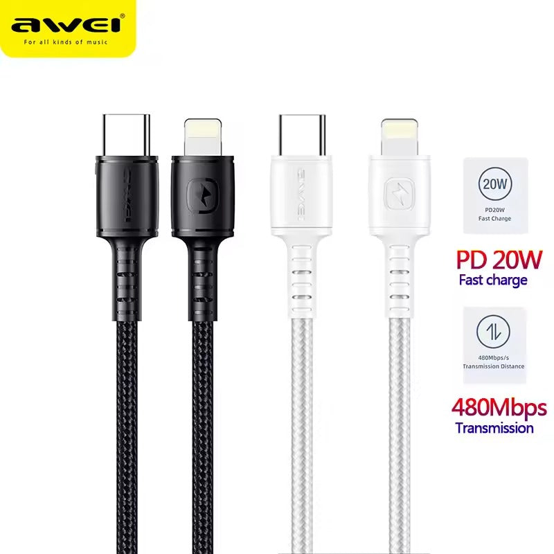 Awei CL-118L Type C to Lightning Cable – Fonex (Fiji) Pte Limited